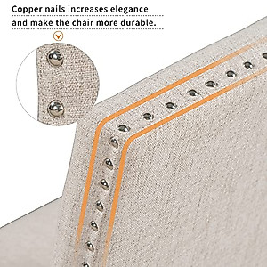 UBGO Wooden, 5 Piece Square Faux Marble Table, 4 Padded Cushion Chairs Room Home Kitchen White/Beige+Black, 4-Seater Dining Set