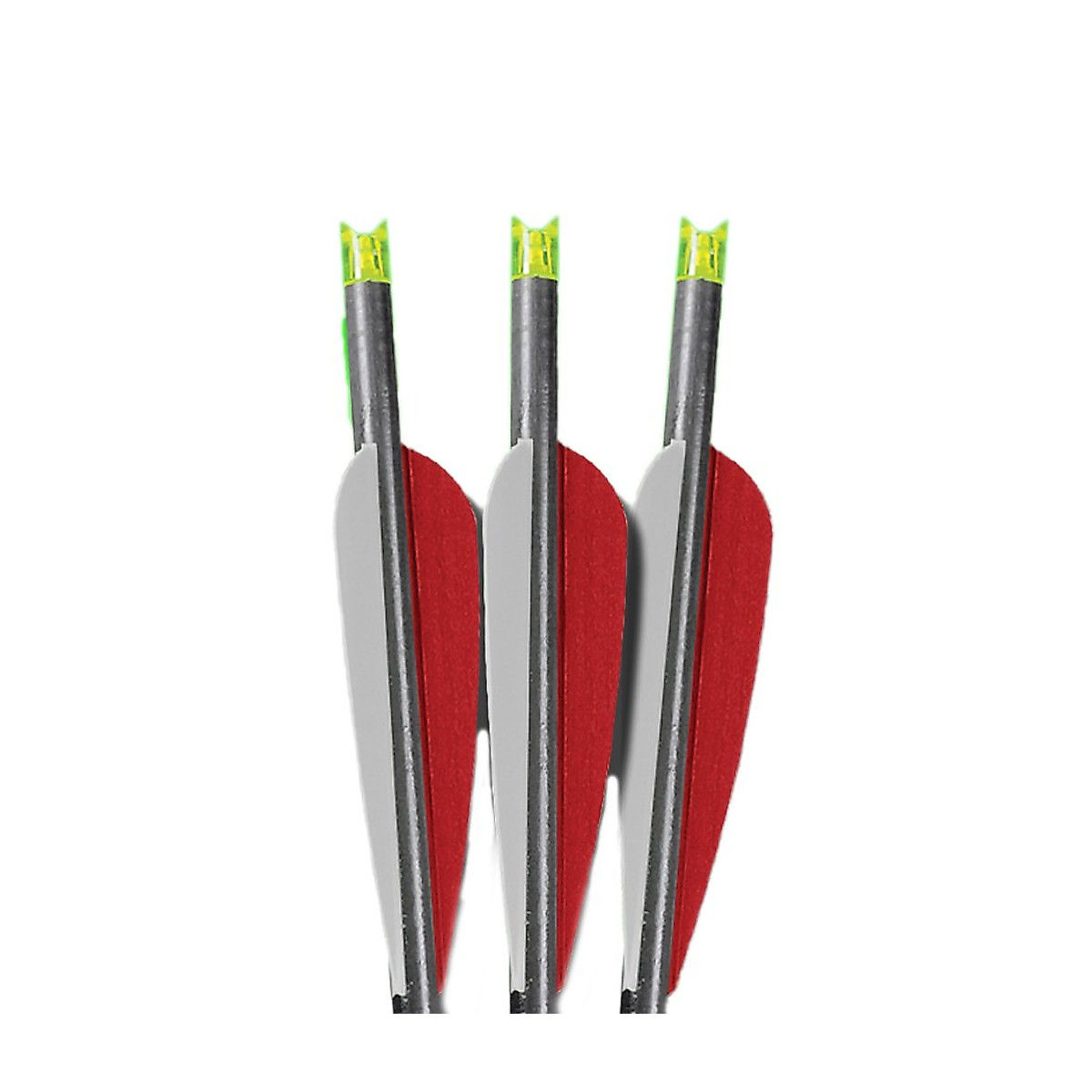 Lumenok 22-Inch Barnett Headhunter Equipped Crescent Bolt End (3-Pack), Green