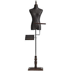 Female Sewing Tailors Dummy Dressmakers Dummies Tailors Dummy Display Professional Female Bust with Shoe Rack Pants Rack Female Mannequin