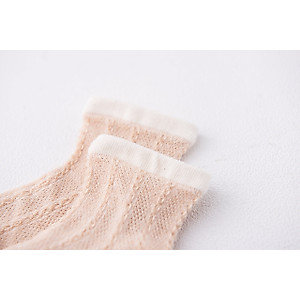 GZMM Newborn Baby Organic Cotton Socks 5 Pairs Pack For 0-6months