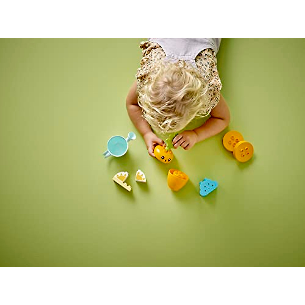 LEGO DUPLO My First Growing Carrot 10981, Stacking Toys for Babies 1.5+ Years Old with 4 Vegetable Bricks, Learning Educational Toy for Toddlers