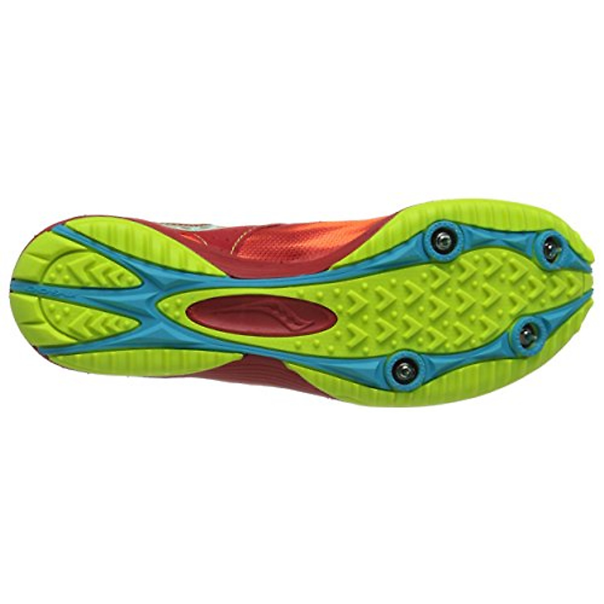 Saucony Women's Kilkenny XC5 Flat W, Vizi Orange/Citron, 9.5 M US