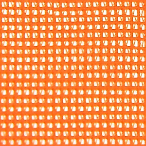 VULCAN Safety Flag with Dowel - Bright Orange - Vinyl Coated Nylon Mesh Construction - 18 Inch x 18 Inch - 4 Pack