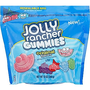 JOLLY RANCHER Gummies Assorted Fruit Flavored Candy Bag, 13 oz