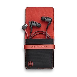 Plantronics 200203-01 BackBeat Go 2 Wireless Hi-Fi Earbud Headphones with Charging Case - Compatible with iPhone and other Smart Devices - Black