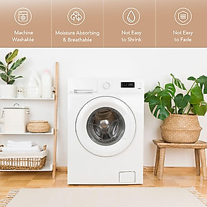 Lekesky Cotton Duvet Cover Queen Size, Boho Aztec Beige Comforter Cover Bedding Set for All Season, 3pcs Soft Comfortable Lightweight Duvet Cover and 2 Pillowcases