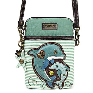 Chala Handbags Dolphin Cellphone Crossbody Handbag - Dolphin Lover Collector