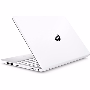 HP Stream 11-inch HD Laptop, Intel Celeron N4000, 4 GB RAM, 32 GB eMMC, Intel UHD, Windows 10 Home in S Mode (11-ak0020nr, Diamond White) (Renewed)