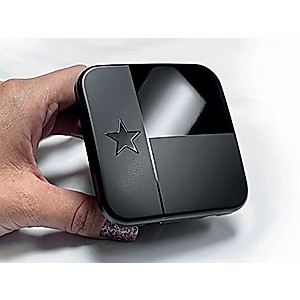 Texas State Metal Flag Hitch Cover Plug (Fits 2" Receiver, Black)