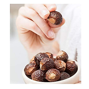 AnNafi® Reetha | Organic Soap Nuts | Aritha/Areetha/Kunkudukaialu | Sapindus used for making Reetha Powder, Ritha Shampoo, Oil | Natural Hair Care & Growth | Organic Laundry Detergent (100grams)