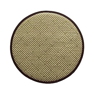 Happiness Decoration Round Seat Cushions for Stools with Ties Summer Breathable Bar Stool Cushions Cover Tatami Cushion Pillow Kitchen, Home, Office Chair Pads (18 inch, A)