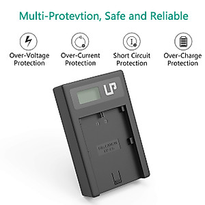 LP-E6 LP E6N Battery Charger, LP Charger Compatible with Canon EOS 90D, 80D, 70D, 60D, 60DA, 7D Mark II, 7D, 6D Mark II, 6D, 5D Mark IV, 5D Mark III, 5D Mark II, 5DS, 5DS R, R5, R6 DSLR Cameras & More
