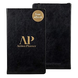 90 Day ACTION PLANNER Daily, Weekly, Monthly Undated Calendar Goal Planning - Increases Productivity & Time Management With Vision Board & To Do List - Life Coaching & Corporate Gifts