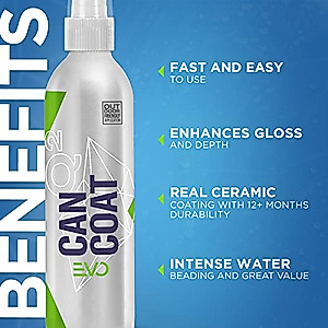 GYEON Q2 CANCOAT EVO – 1yr Durability - Easiest to use - Most Versatile Ceramic Coating in Spray Form – Self Cleaning – Extreme Durability – Ultra Gloss