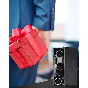 DAYGOS Car Keychain Clip with Quick Release Key Rings, Universal Key Fob Holder with 4 Detachable Keyrings, Heavy Duty Car Keychain Organizer for Men and Women