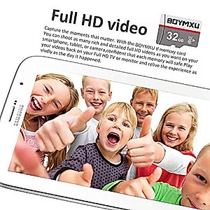 TF Memory Card 32GB,BOYMXU TF Card with Adapter,High Speed Memory Card Class 10 Memory Card for Phone Camera Computer-2 Pack