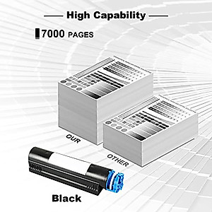 Compatible 45807105 Toner Cartridge Replacement for OKI B412 B432 B512 MB472 MB492 MB562 Toner Black 7000 Pages-1 Pack by W-Print