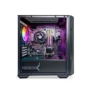 Pc NSX Raptor Gamers Desktop Gaming (AMD Ryzen 7 5700G 4.6GHz NVIDIA, 16GB 2 * 8 GB DDR4 3600, 512Gb M2 NVME SSD, RGB Fans, Windows 11 Home, WiFi Ready, Mouse and Keyboard)
