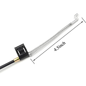 TOVOT 2PCS 38.5" D-Ring Release Handle Pull Recliner Cable Replacements Release Pull Cables for Sofa Chair