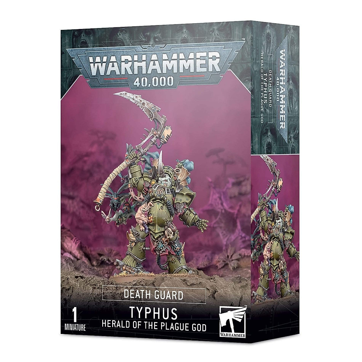 Games Workshop 99120102076" Typhus: Herald of The Plague God Miniature, Black for 12 years to 99 years