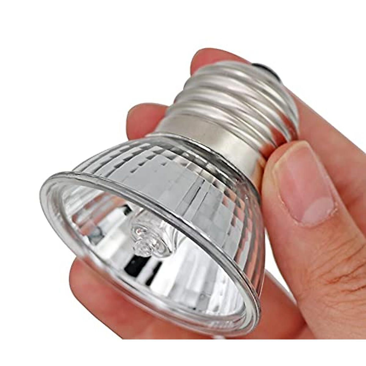 25W UVA UVB Reptile Light 25 Watt UVB Light UVA Bulb Halogen Basking Bulb Full Spectrum Reptilian Lamp Lizard Lamps for Turtle Aquarium Aquatic Reptile Lizard Habitat,E27/E26 Base,110V,6 Pack