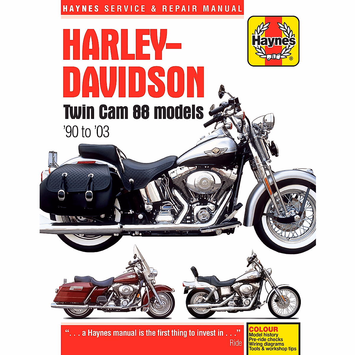 Harley-Davidson Twin Cam 88, 96 & 103 Models (99 - 10) Haynes Manual (Paperback)