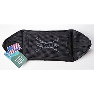 Yakpads Lumbar Cushioned Seat Pad, Gel Seat Pad for Kayaks, Portable Seat Cushion for Outdoor Watersports and Recreation - Cascade Creek (Lumbar)