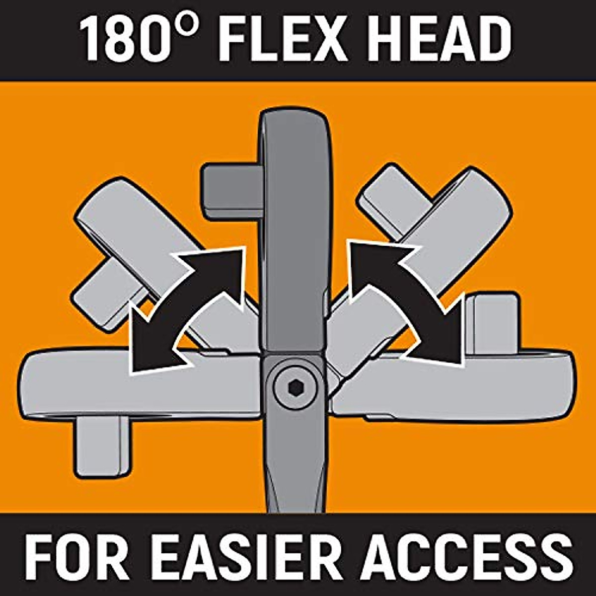 GEARWRENCH 3/8" Drive 84 Tooth Locking Flex Head Teardrop Ratchet 11-1/2" - 81266A-07