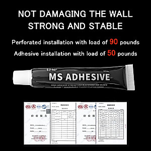 LEMYEF Stainless Steel Adjustable Wall Mount Shelf or Household Grade Wall Mount Microwave Oven Shelf, Removable countertop, Stationary kit, Multifunctional Storage Rack(13"-19.6" Brushed Nickel)