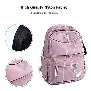 FANDARE Casual Daypacks Backpacks Lover School Bag Girls Boys College Backpack Knapsack Bookbag for Women Men Teens Outdoor Travel Shopping Work Campus Rucksack Durable Nylon Blue