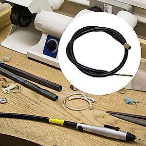 Aynaxcol 39” Metal Flexible Inner Shaft Cable & Rubber Outer Sheath Set for Flex Shaft Rotary Motors Replacement for Foredom Replacement for Grobet