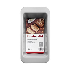 KitchenAid Nonstick Aluminized Steel Loaf Pan, 9x5-inch, Silver