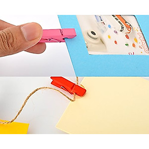 10 Pcs Paper Photo Frame Set for Fujifilm Instax Polaroid Mini 8, Mini 7S, Mini 25, Mini 50S, Mini 90 Instant Camera Films