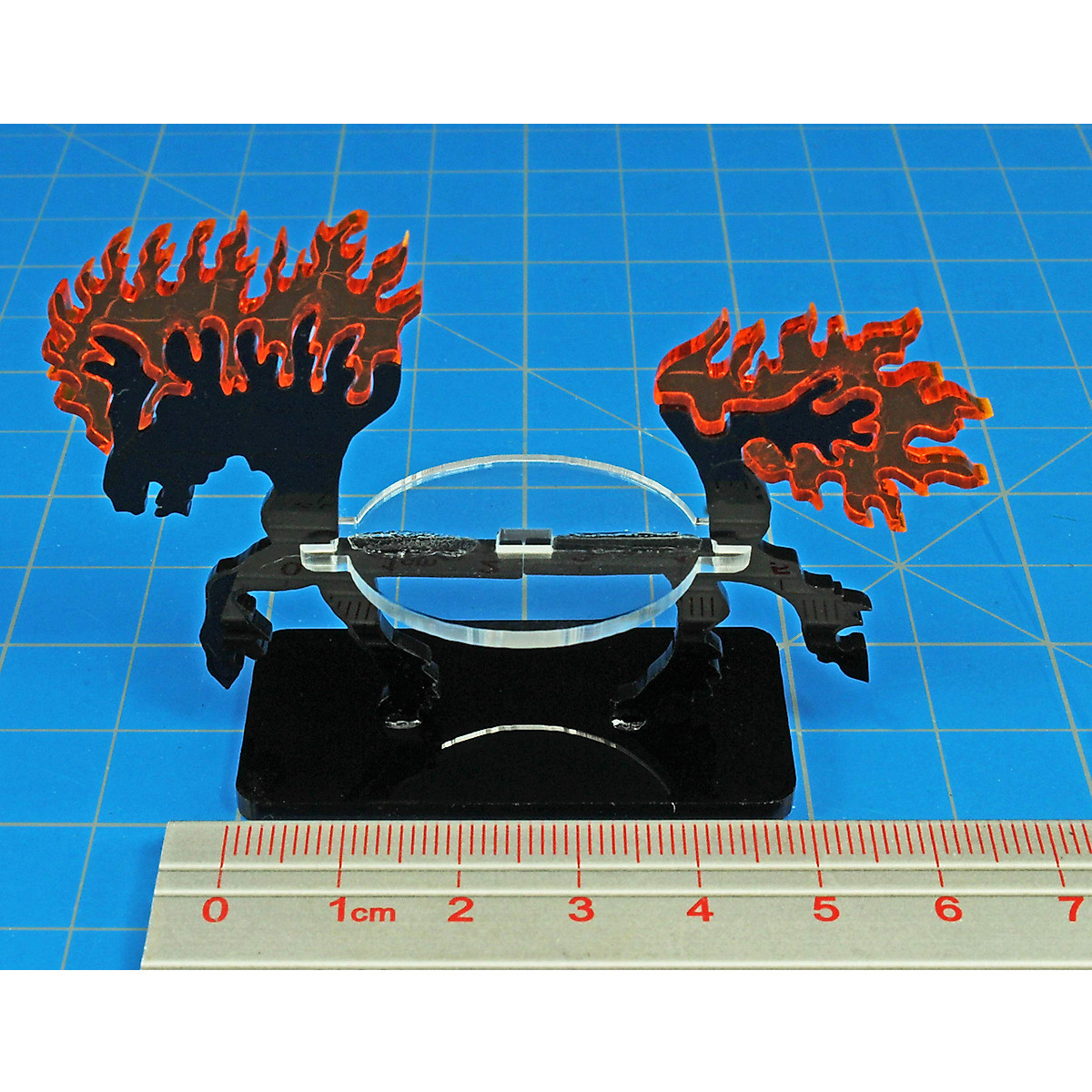 LITKO Character Mount | Nightmare Steed | Hell Horse | Demon | Fiendish Equines | Role-Playing Games |Compatible with Dungeons & Dragons and Pathfinder Games | (25mm Base)