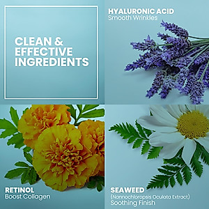 Eva Naturals Pure Hyaluronic Acid Serum For Face - Facial Serum - Wrinkles and Fine Lines - Perfect Hydrating Serum for Face and Dry Skin - Pairs with Vitamin C Serum (2 Oz)