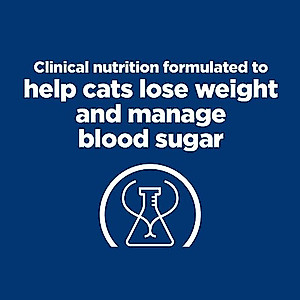 Hill's Prescription Diet m/d GlucoSupport Chicken Flavor Dry Cat Food, Veterinary Diet, 8.5 lb. Bag