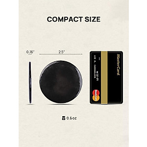 Getinbulk Compact Mirror Bulk Round Makeup Glass Mirror for Purse Great Gift 2.5 Inch Pack of 12 (Black)