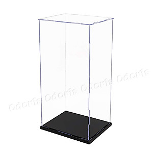 Odoria Clear Acrylic Assembly Required Display Box Case 14.6" High Dustproof Figure Gundam Display