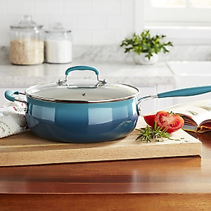The Pioneer Woman 4.5-Quart Ceramic Jumbo Cooker, Teal