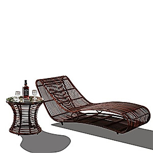 QUUL Garden Patio Furniture 7-Piece PE Vine Cut Upholstered Sofa Set Outdoor Sofa Type Appearance