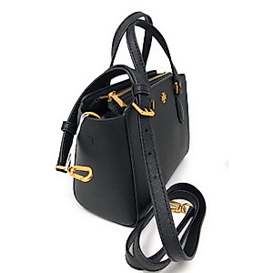 Tory Burch Emerson Mini Top Zip Tote Crossbody Bag - Black