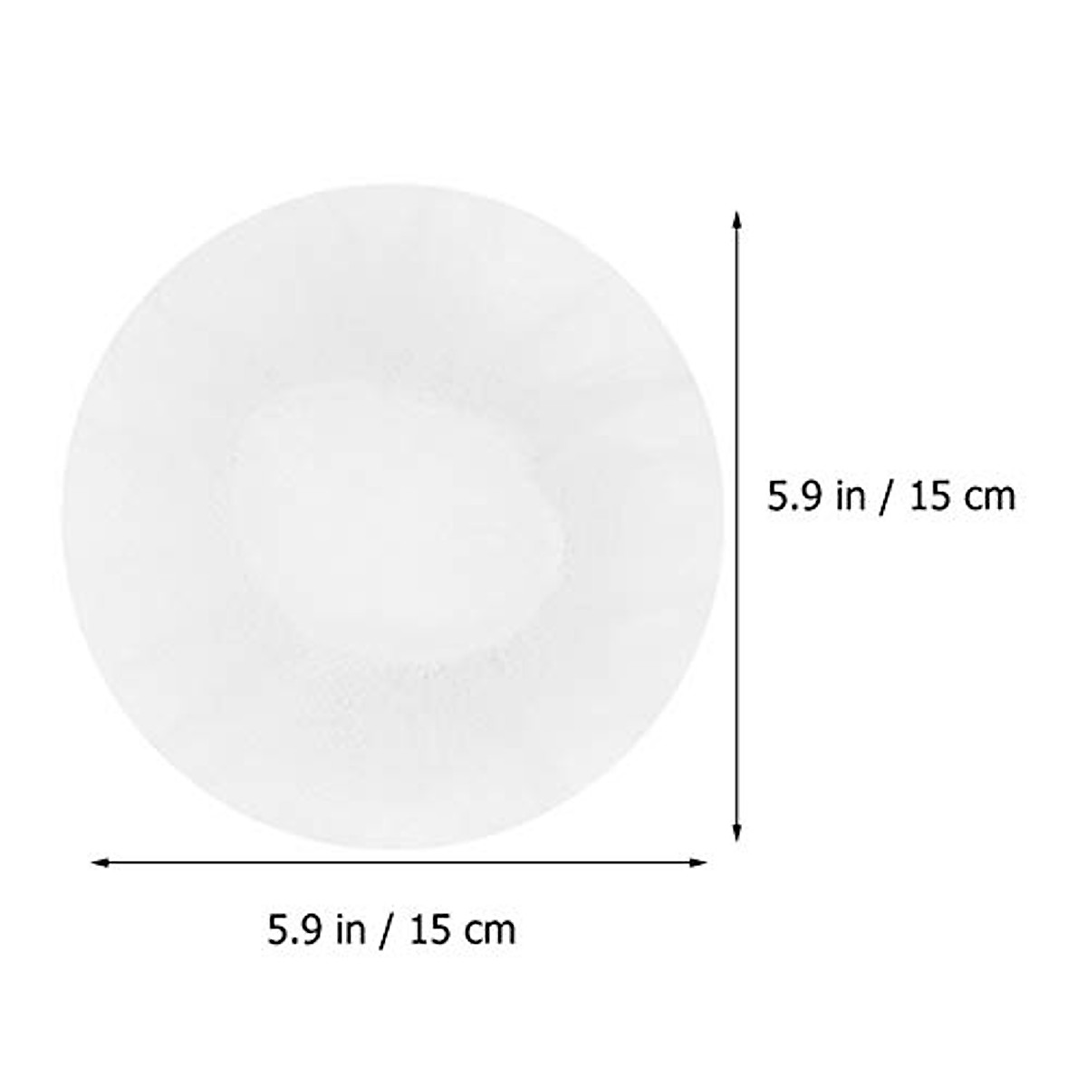 Healifty Headphone Covers 50pairs Sleeve Disposable Ear Most Stretchy Woven Nonwoven Headphones for Non- on Fit White Earpad Sweatproof Cover, Protector Earpads Covers Headphone of