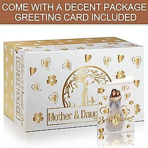 Gifts for Mom, Mom Gifts from Daughters, Moms Birthday Gifts from Daughter/Son - Candle Holder with Flameless LED Candle, Birthday Gift for Mom, Unique Daughter Gift from Mom on Mothers Day