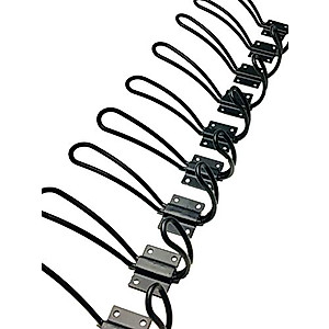 PAINISTIC HOOXX 10 Pack of Rustic Entryway Hooks | Black Wall Mounted Vintage Double Coat Hangers with Large Screws| Hard Industrial Heavy Duty Hook Set, White, (SG_B0787DRVCH_US)