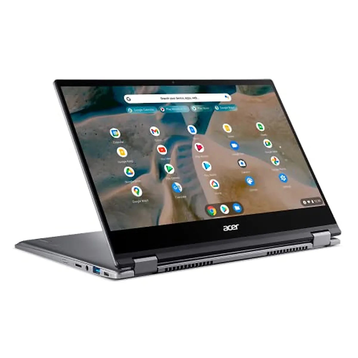 Acer Chromebook Enterprise Spin 514 Convertible Laptop | AMD Ryzen 5 3500C | 14" Full HD IPS Touch Display | 8GB DDR4 | 128GB SSD | microSD | Wi-Fi 5 | Backlit Keyboard | Chrome OS | CP514-1WH-R1H8
