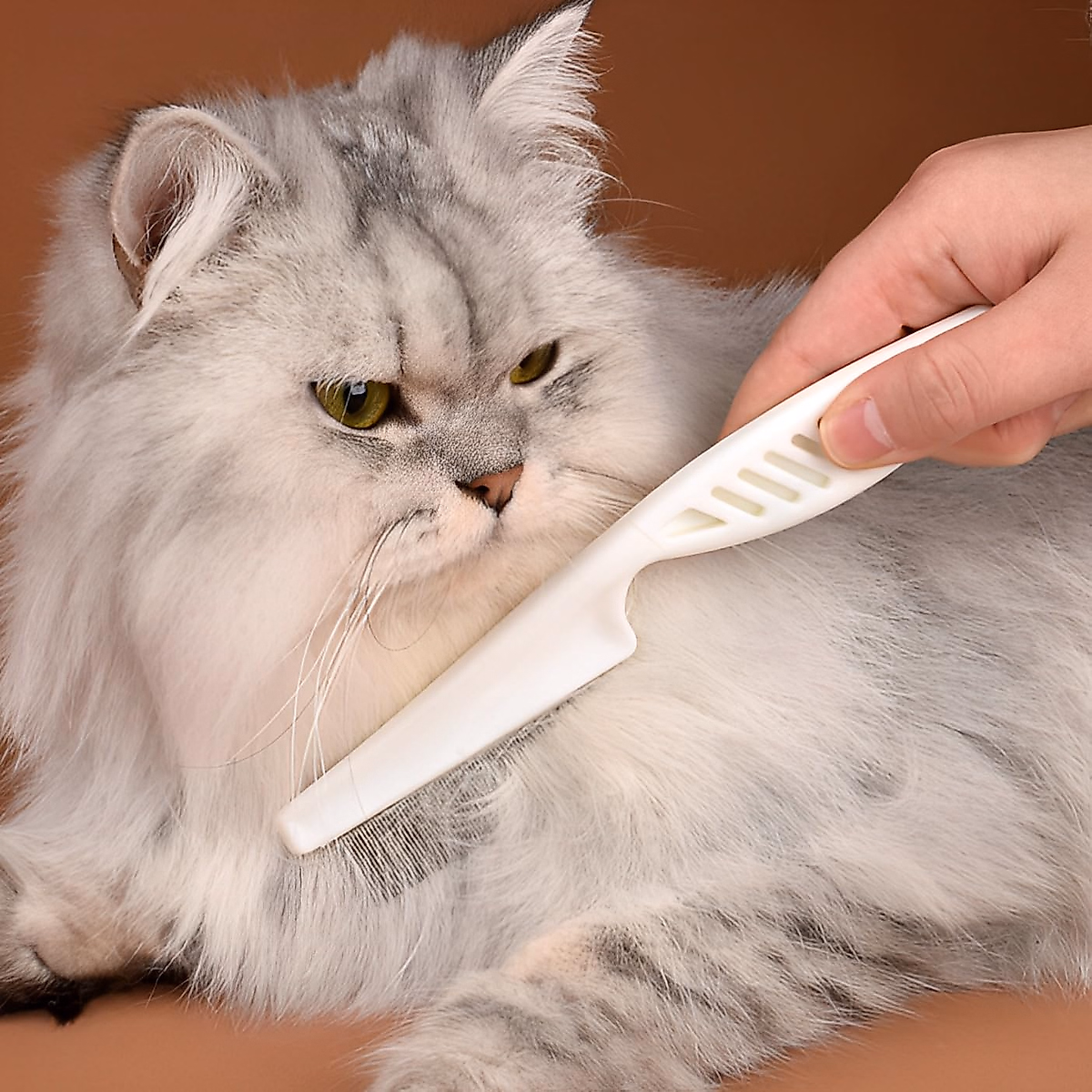 Dxlam Flea Comb for Dogs and Cats, Pet Lice Comb Fine Tooth Grooming Tool for Removing Tear Stains, Fleas, Dandruff, Lice