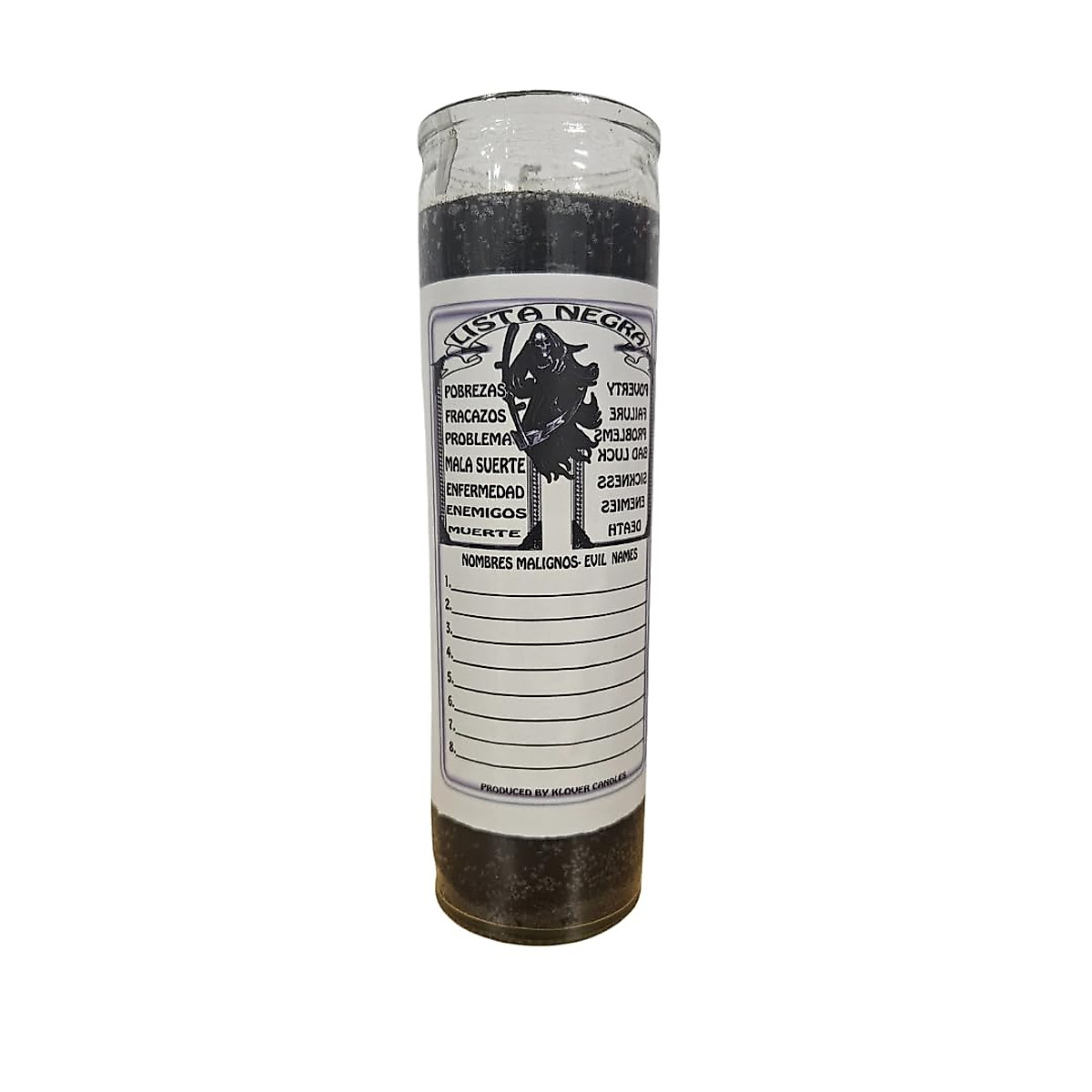 Santa Muerte Destructora Veladora Preparada/Holy Death Dume Prepared Candle