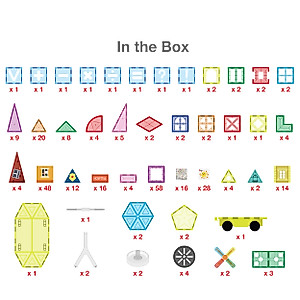 PicassoTiles Master Builder Magnetic Early Educational Toy Building Block Kit with 3 in 1 Playboard for Kid,Baby Ages 3 and Up, STEM Construction with School, Bus, Hospital, Police Station, 300 Piece