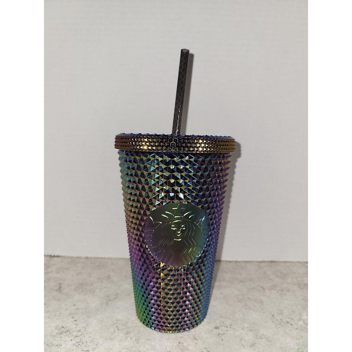 Starbucks Halloween 2023 Oil Slick Rainbow Iridescent Venti Tumbler 16oz