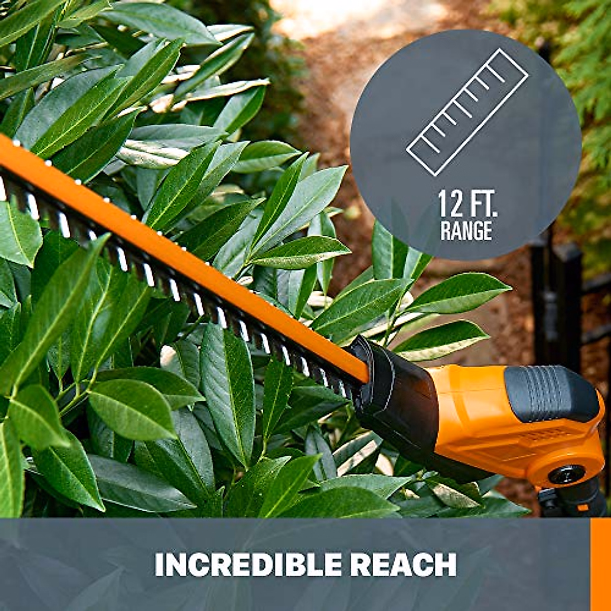 Worx WG252 20V Power Share 2-in-1 20" Cordless Hedge Trimmer (Battery & Charger Included)